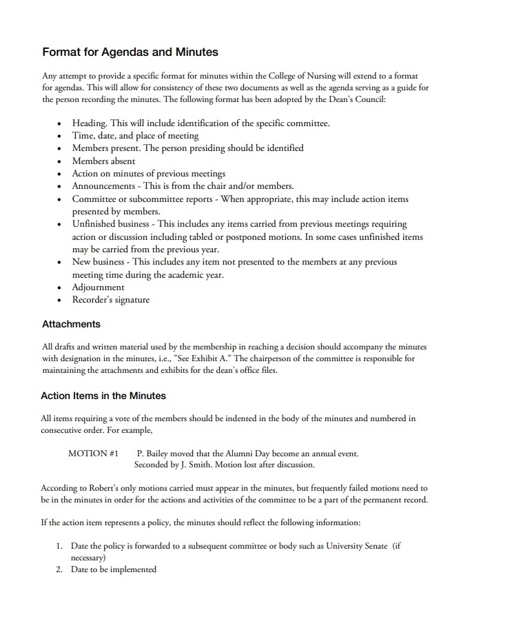 Agenda Templates | Free Word Templates