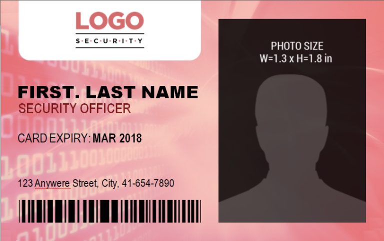 ID Badge Template | Free Word Templates