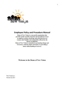 Procedure Manual Template | Free Word Templates