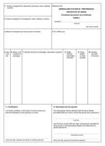 Certificate of Origin Template | Free Word Templates