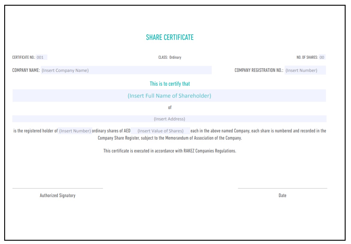 Share Certificate Template Free Business Templates Share Certificate Template Free Business Templates