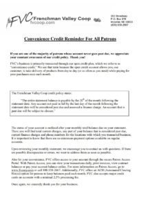Credit Reminder Template | Free Word Templates