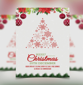 Christmas Eve Get Together Invitation Template | Free Word Templates