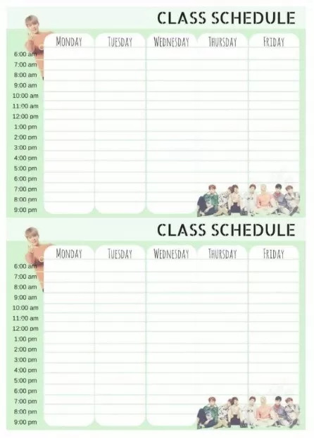 Weekly Planner Template | Free Word Templates