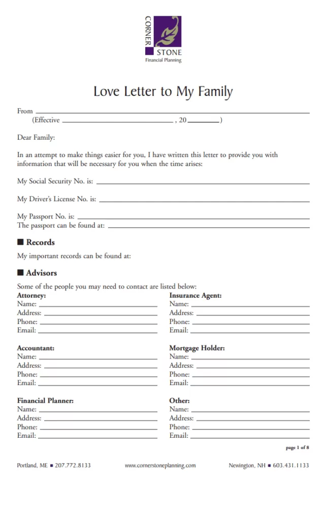 Romantic Letter Template | Free Word Templates