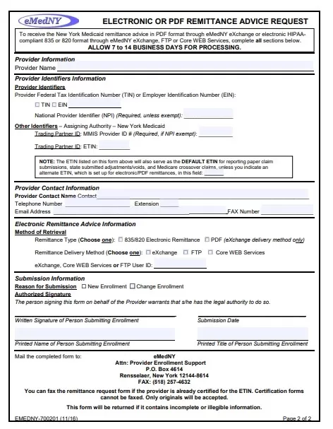Remittance Advice Template | Free Word Templates